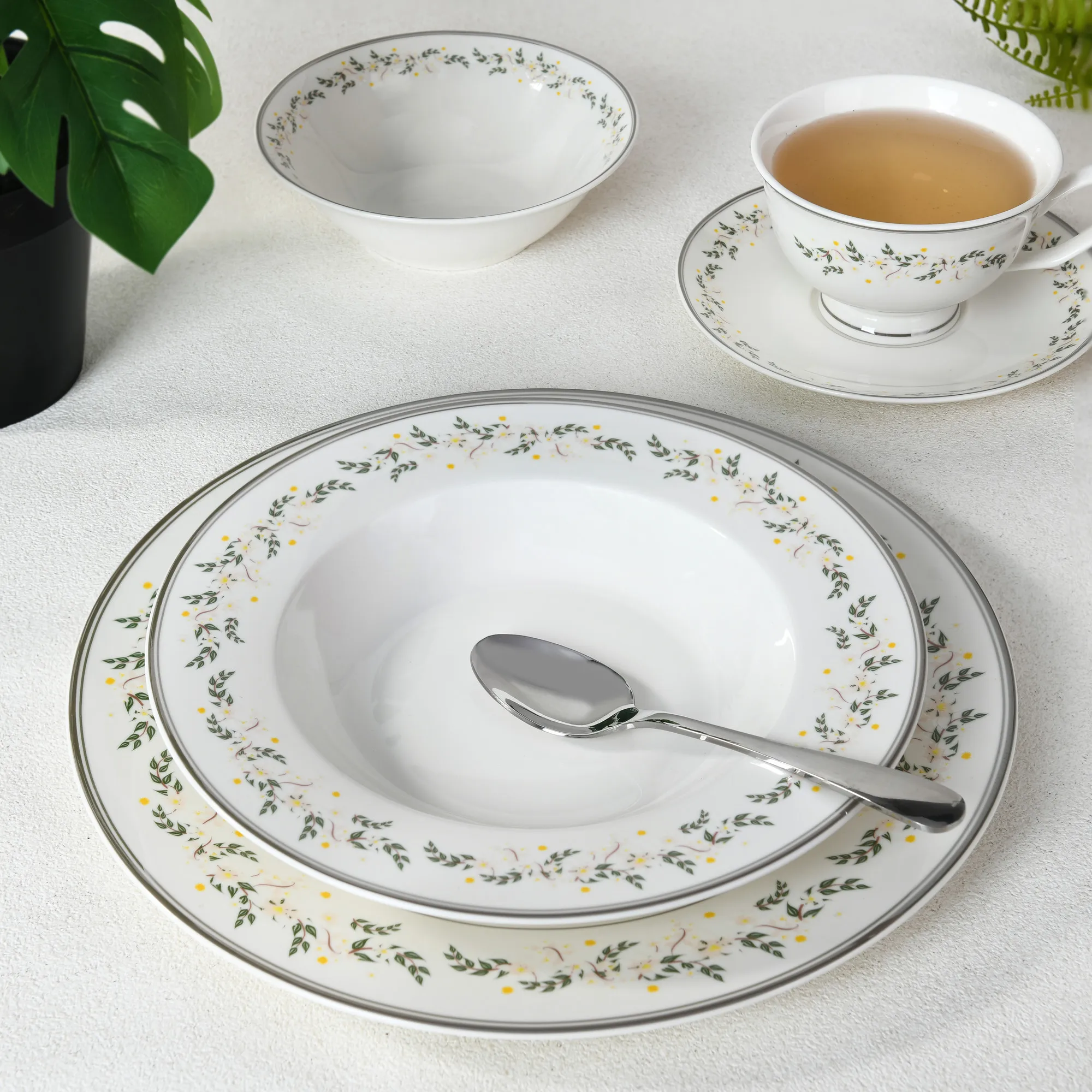 Magnoble 20pcs Modern Luxury Eco-Friendly Fine Chinese Porcelain ...