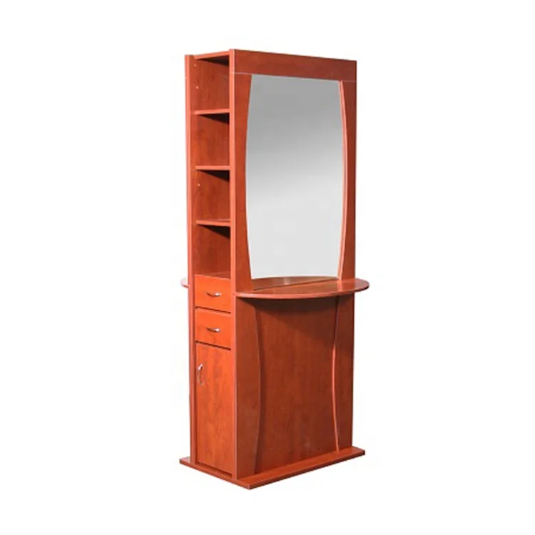 Professional haircut styling mirror station makeup hairdressing station ...