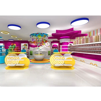 Fantastic Candy Store Interior Design Functional Candy Snack Retail ...