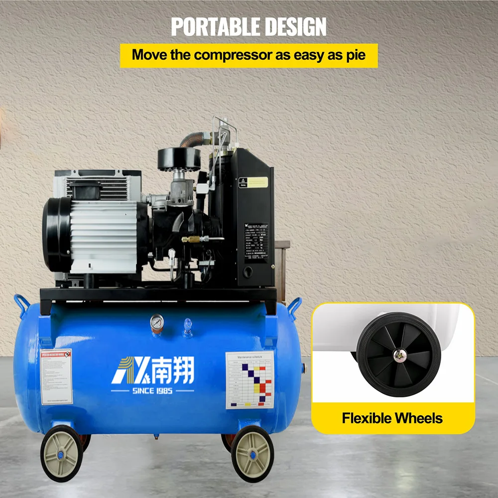 Low Prices Portable Industrial High-pressure Screw Air Compressor 9kw ...