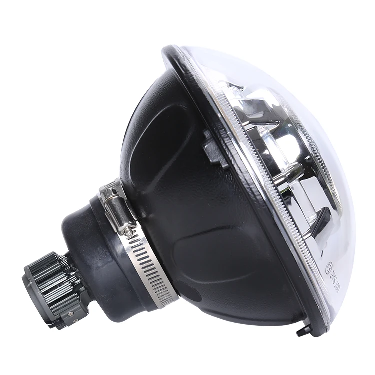 Loyo Oem 7 Inch Round Angel Eyes With High Low Beam Demons Eyes Rgb Led ...