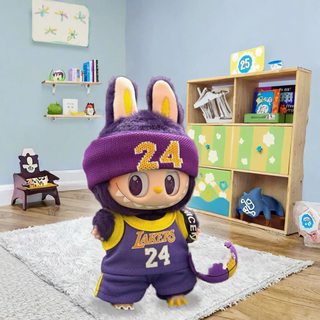 2025 Labubu Basketball Jersey Hot Selling Sport Outfit Clothes for DIY ...