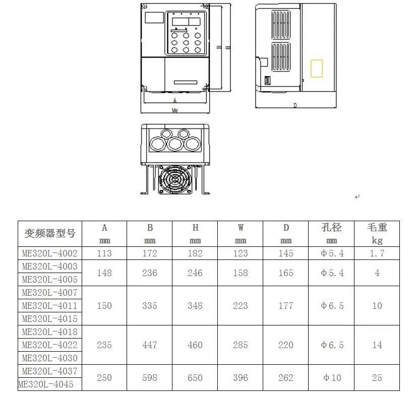 Inovance Monarch Elevator Used Drive Frequency Inverter