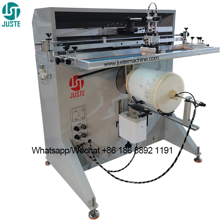 Plastic Conical Jar Screen Printing Machine Manual Automatic Print ...