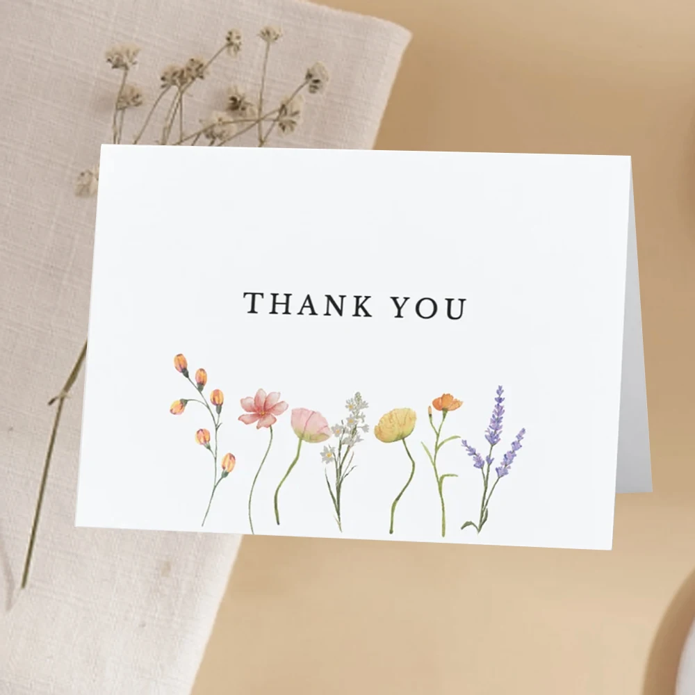 Personalized Thank You Cards - Luxury Greeting Postcards