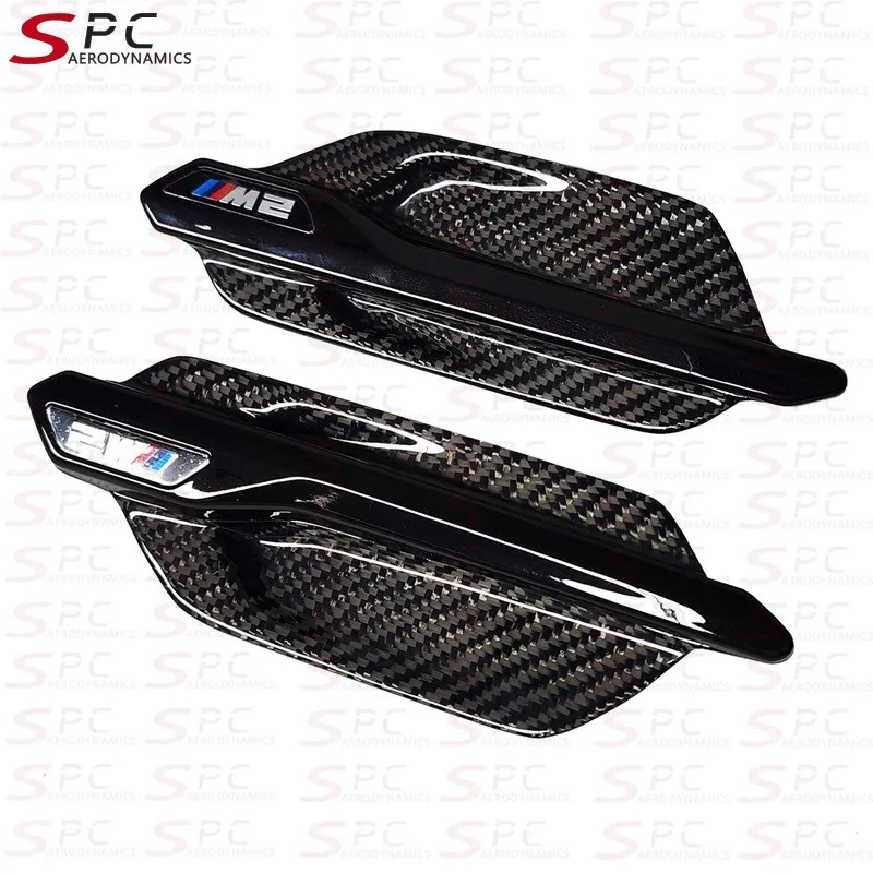 Spc M2 F87 Dry Carbon Fiber Side Badge For Bmw F87 Carbon Fiber Fender ...