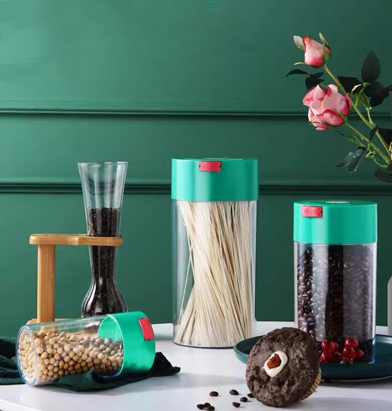 Round Organizers Polycarbonate Flatware Holders Beans Storage Box ...