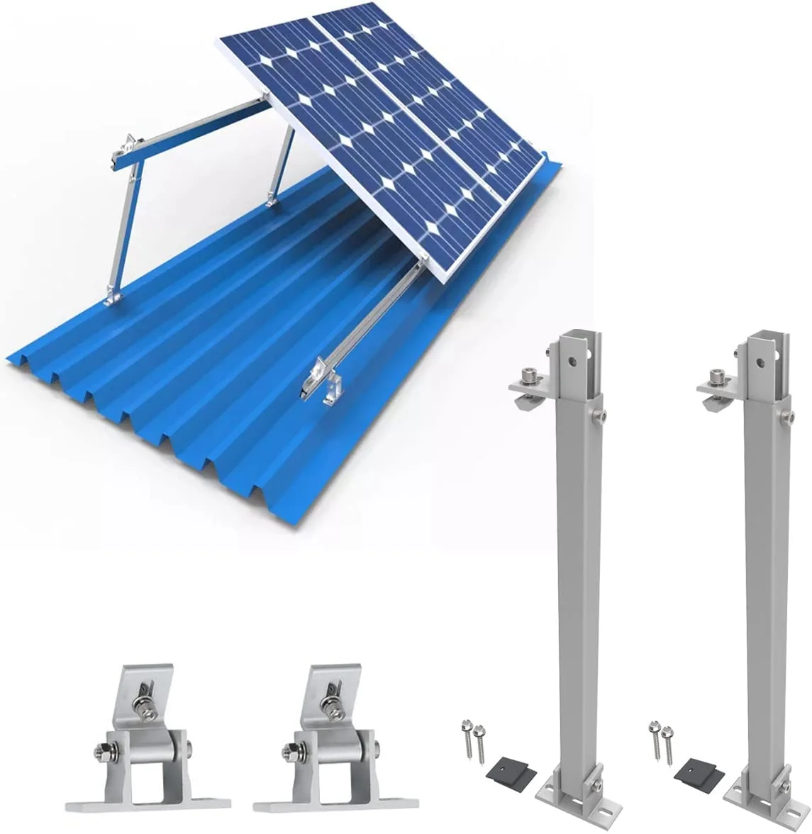 Factory Wholesale Aluminum Bracket Adjustable Support Solar System ...