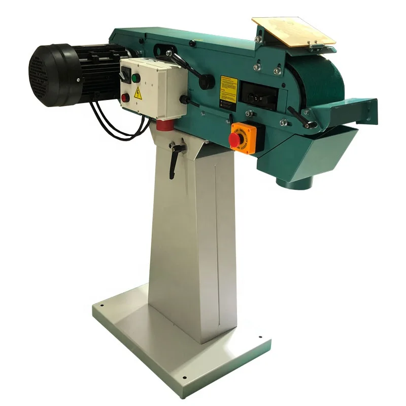 75mm Metal Dual Speed Adjustable Height Wide Abrasive Belt Surface ...