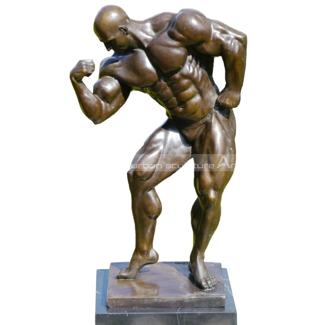 Life Size Garden Statue Muscle Man Bodybuilding Statue - Buy Muscle Man ...