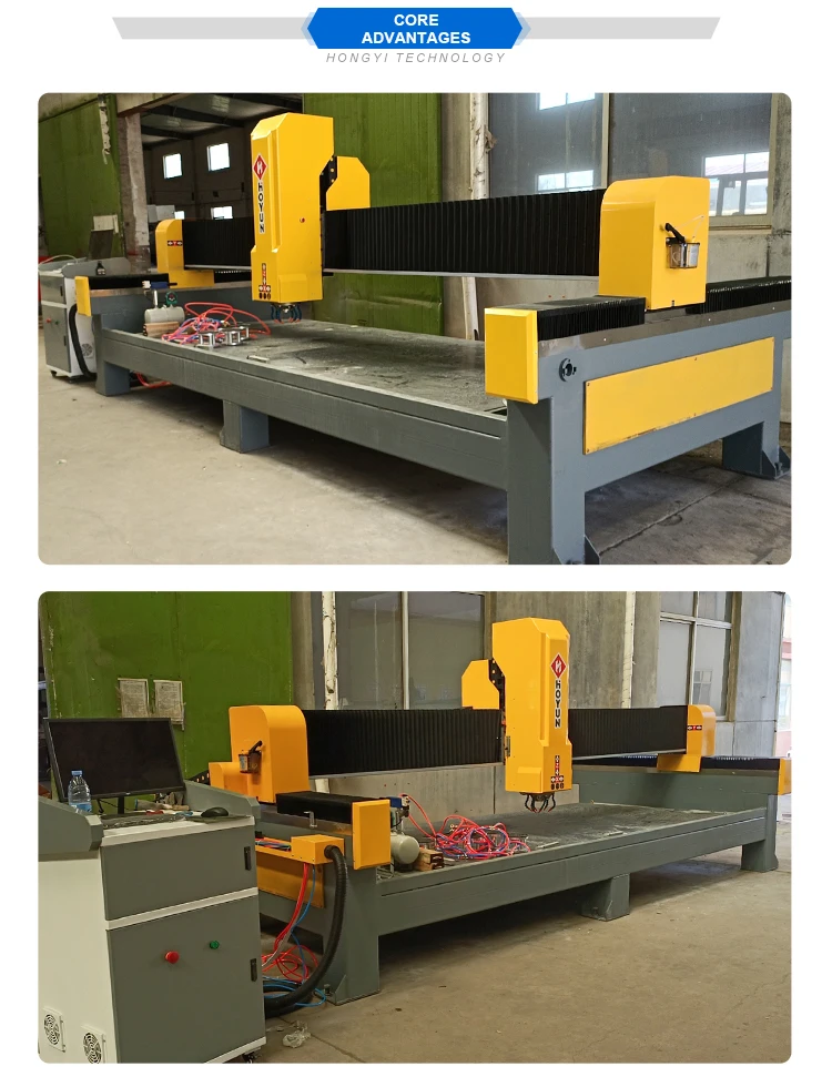 Hoyun China Factory Granite/quartz Countertop Cutting Drilling Holes ...