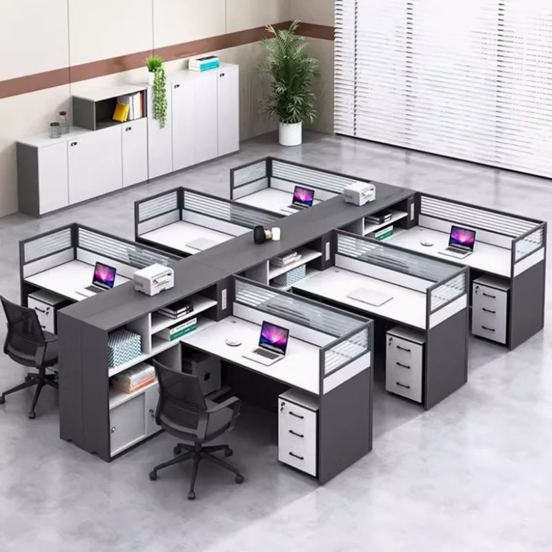 Modern Office Cubicle Style 120 Degree Office Workstation Modular ...