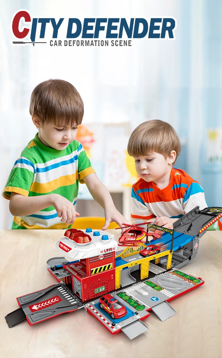 Vehicle Toy Parking Lot Press Car Set Hot Selling Alloy Ingenieurs ...