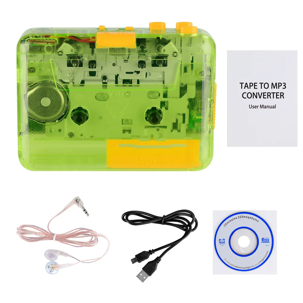 Retro OEM ODM Transparent Orange Stereo MP3 Converter