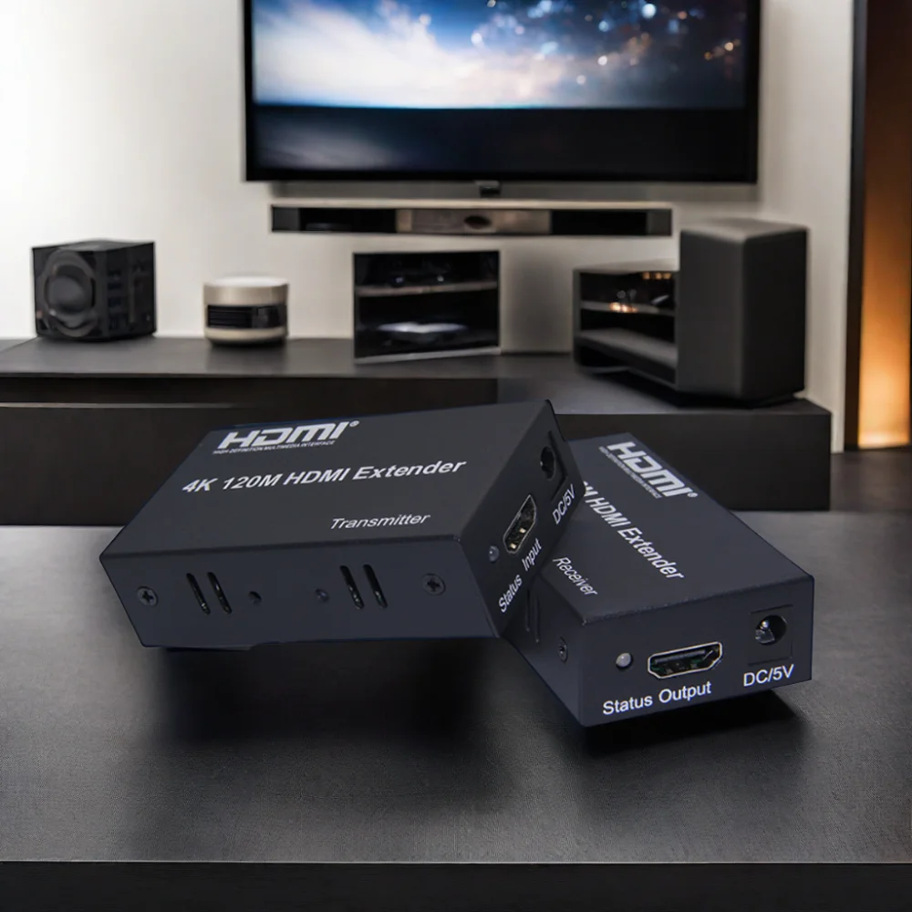 4k Extender 120m Transmitter And Receiver Audio & Video Accessories ...