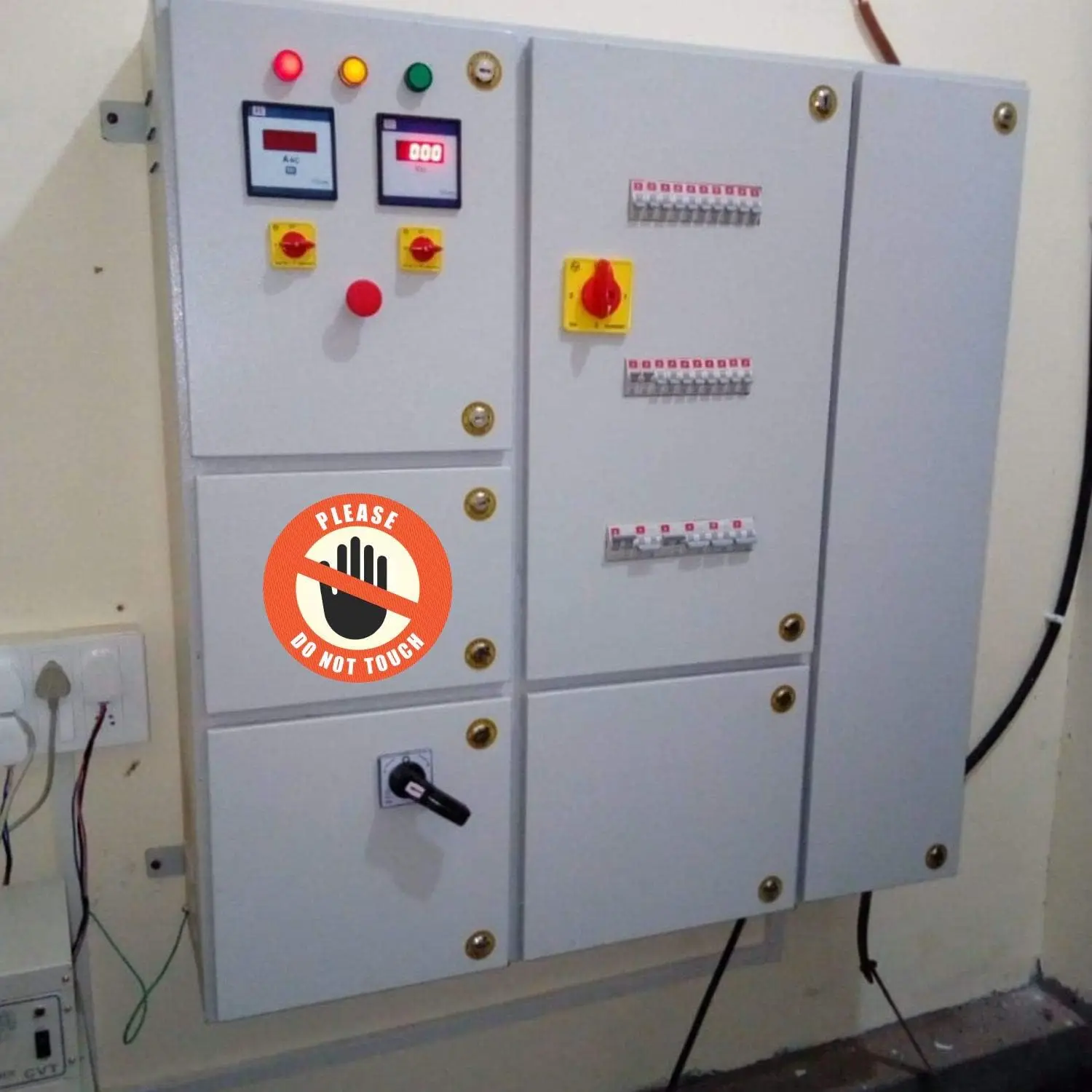 Custom Caution Do Not Touch Sticker Automatic Door Window Sign Stickers ...