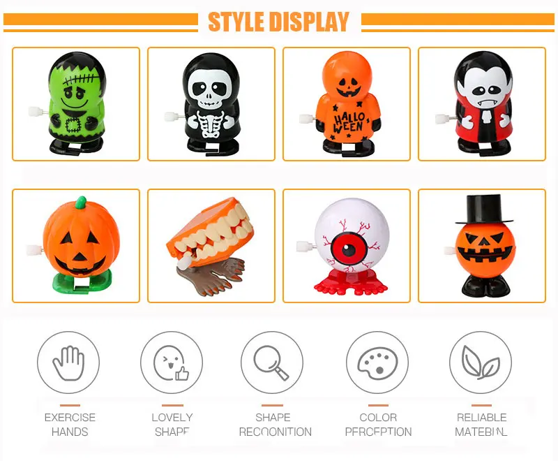 Halloween Wind-up Skeleton Man - Fun & Eco-Friendly Toy