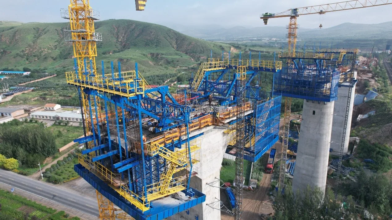 Civil Cantilever Travelling Formwork System For Concrete Bridge Precast ...