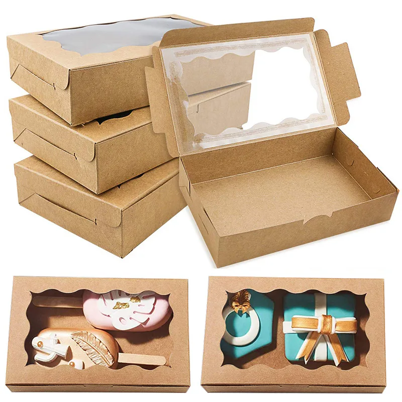 Customised Kraft Bakery Cake Boxes - Perfect for Desserts
