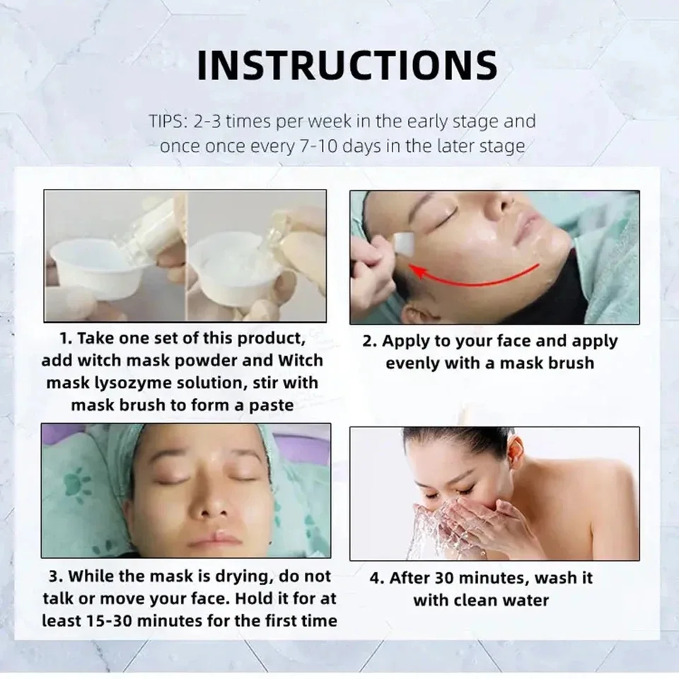 OEM Korean Freeze-Dried Powder Mask with Hyaluronic Acid