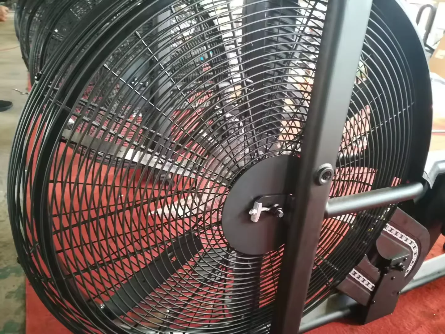 Commercial Super Quiet Air Resistance Bicycle Indoor Aerobic Training ...