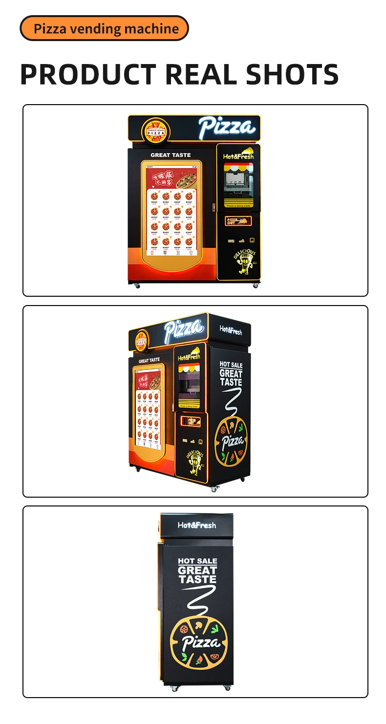 Made-to-Order Pizza Vending Machine Fully Automatic Fast Production ...
