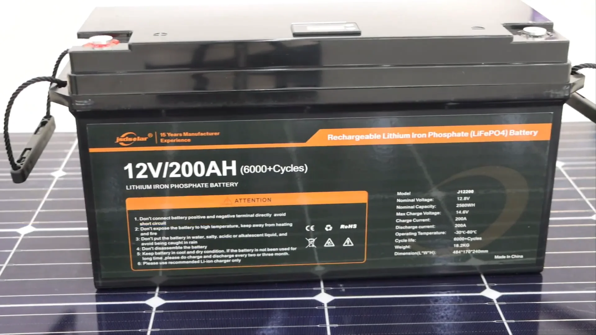 Jsdsolar Full Capacity High Efficiency Deep Cycle Lithium Ion Battery ...