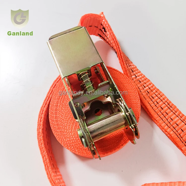 25 Mm 1 Tons Color 100% Polyester Ratchet Tie Down Straps Belt Ratchets ...