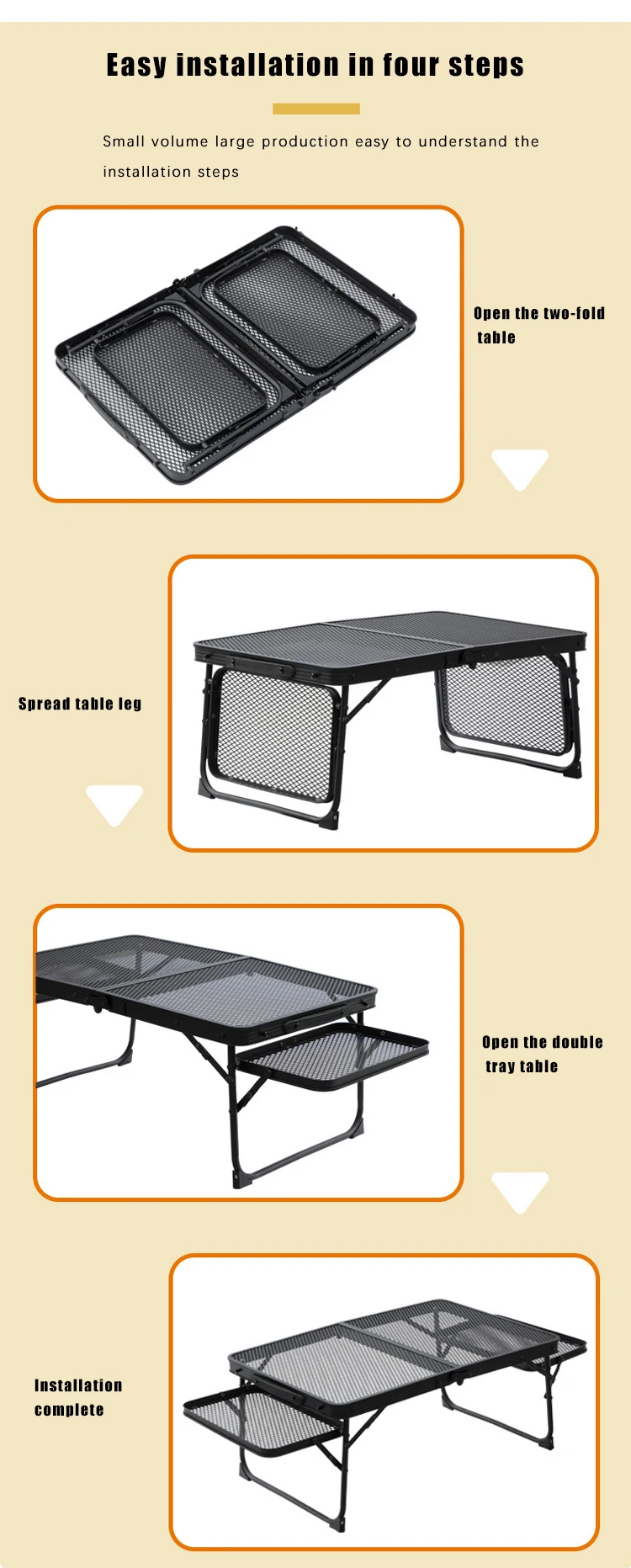 Free Odm Igt Camp Compact Lightweight Portable Travel Black Folding ...