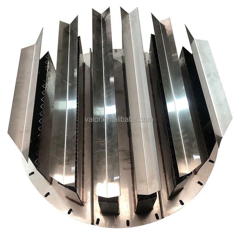 High Efficiency Tower Internals Stainless Steel Groove-tray Through ...