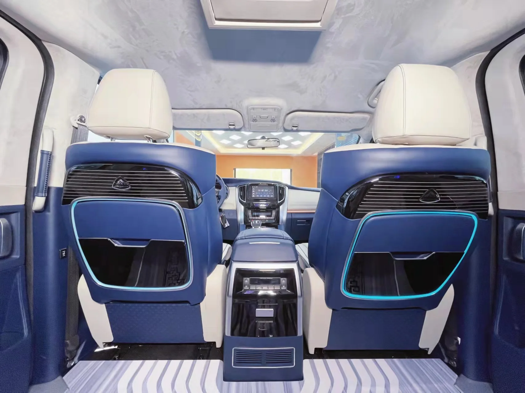 Auto Interior Retrofit Electric Power Car Back Table Luxury Seat ...