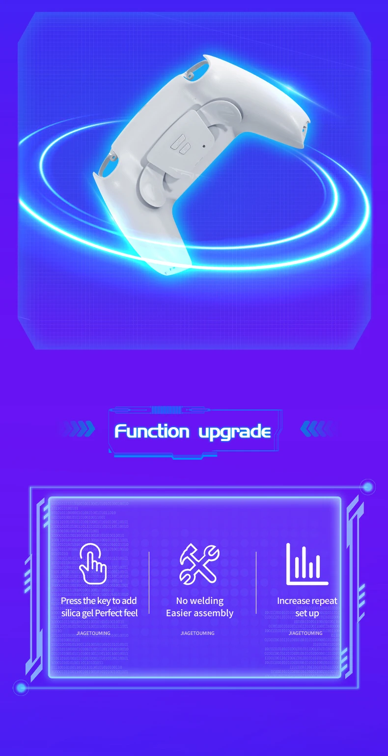 PS5 Controller Remap Housing PCB Board for Turbo Buttons
