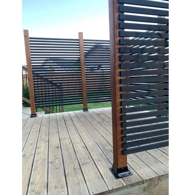 Modern Designs Garden Wall Aluminium Slat Panel Fence Kit - Buy Slat ...