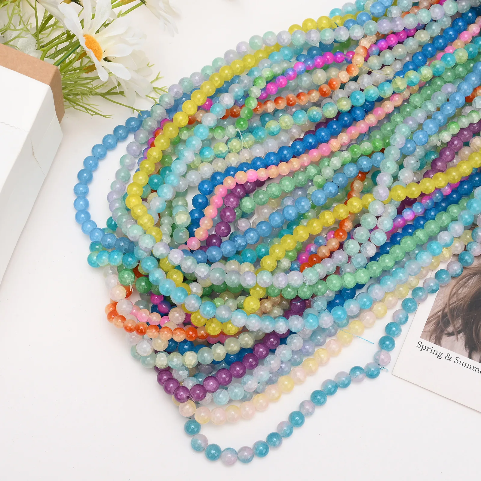 Shop Our New Design 8mm 10mm Round Crystal Beads Wholesale