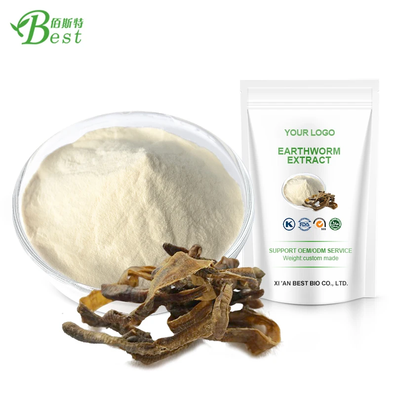 Pure Dried Earthworm Powder Lumbrukinase Earthworm Extract Powder - Buy ...