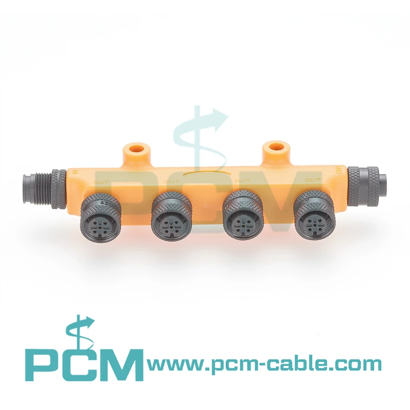 Devicenet Passive Multiport Junction Box M12 Connector