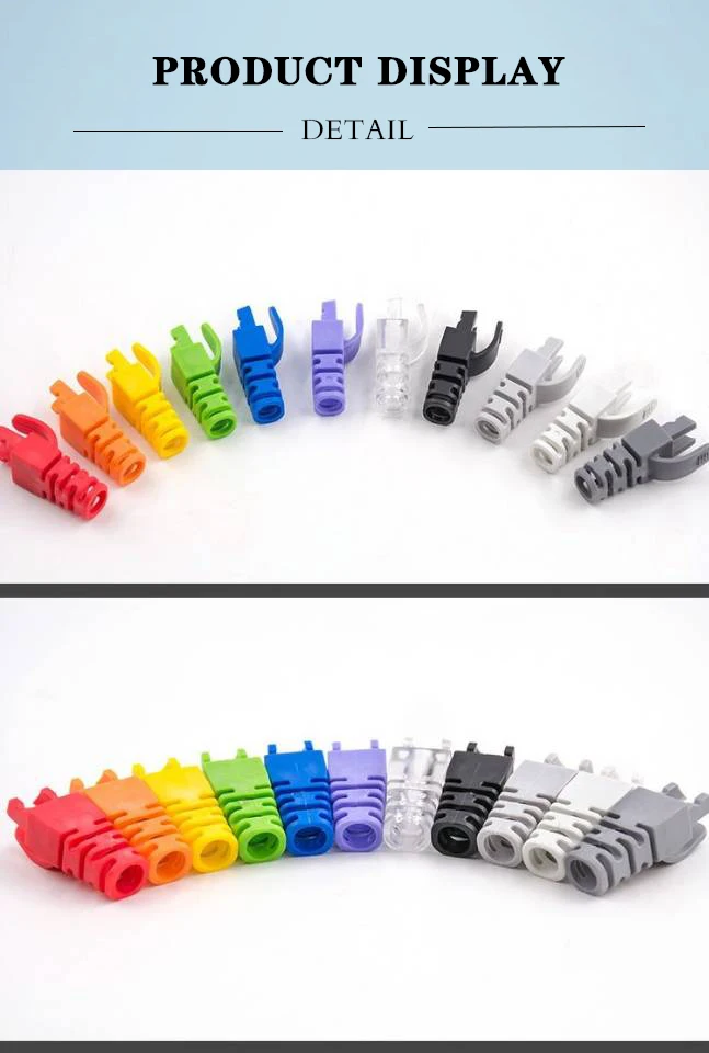Rj45 Connectors Boot Modular Plugs Boots Rj11 Rj12 Rj9 Single Port Rj45 ...