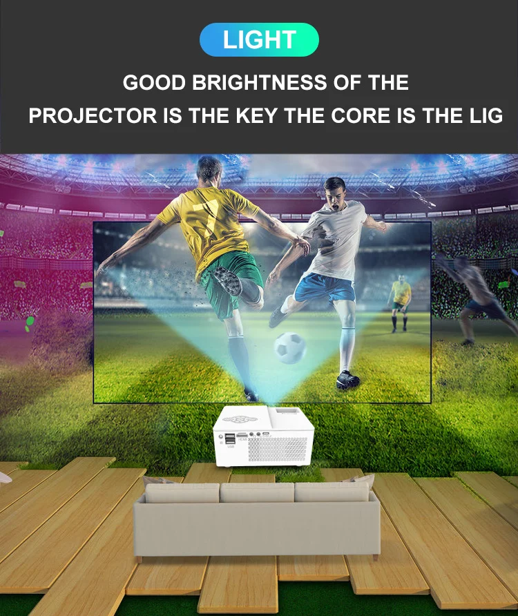 Lcd Led Portable Mini Projectors Film Digital Wireless Multimedia ...