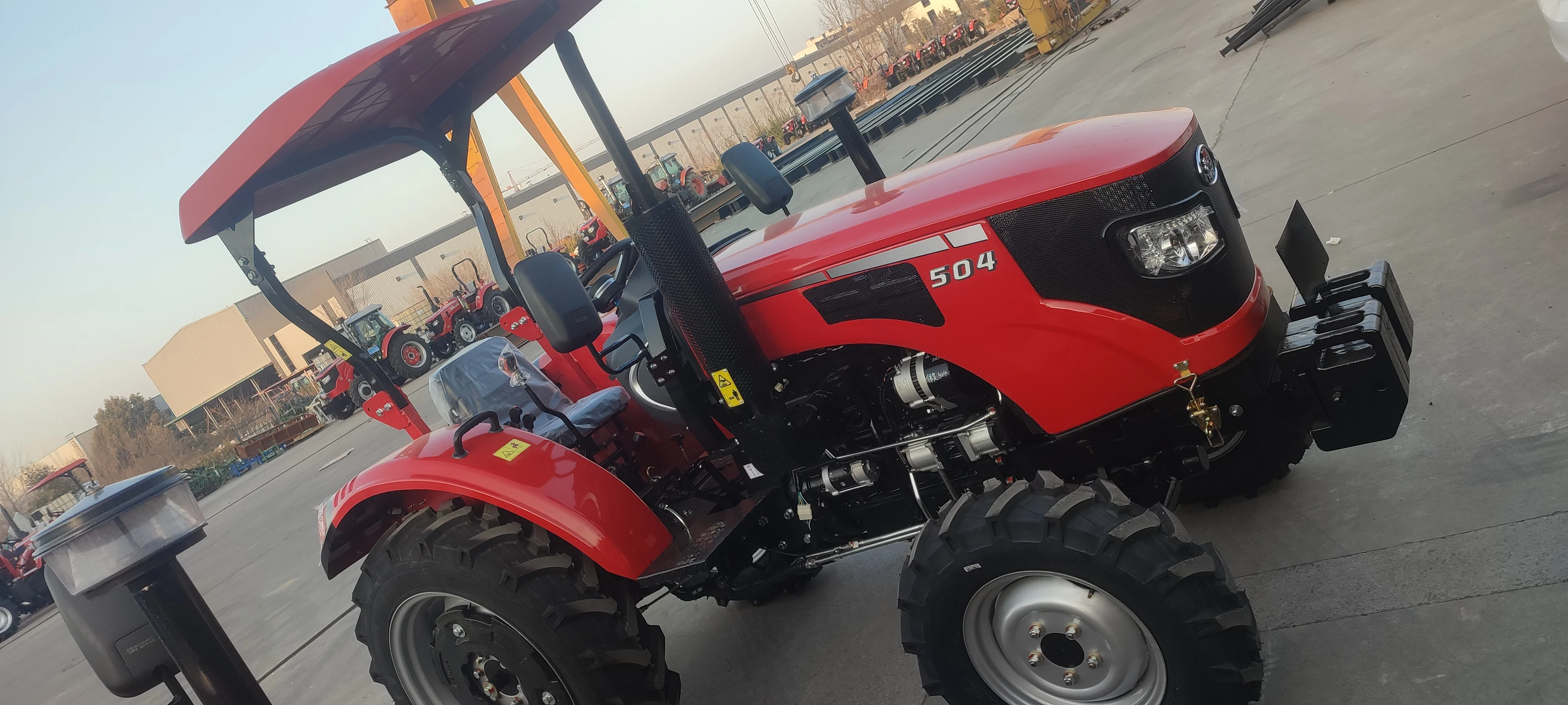 50hp Farming 4wd Tractor 4x4 Tractors With Front End Laoder And Backhoe ...