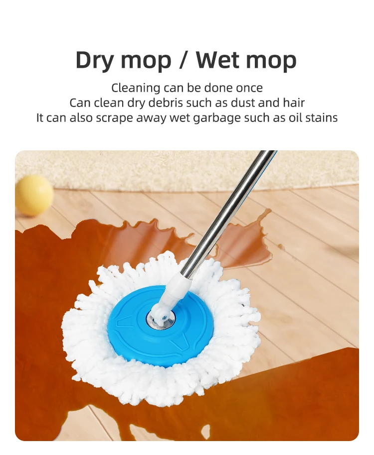 Magic Mop - Efficient Dual Use Microfiber Cleaning Tool