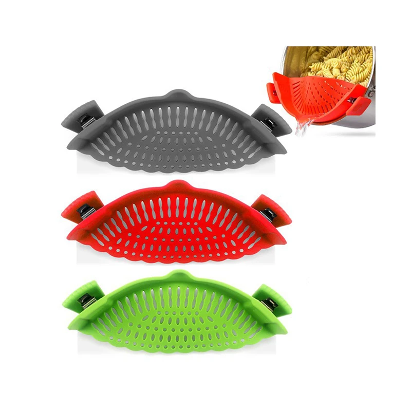 2024 Pasta Strainer and Pot Strainer Kitchen Gadgets Adjustable ...