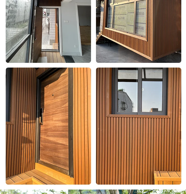 Exterior Cladding Siding Shipping Container Wood Houses Outdoor Wpc ...