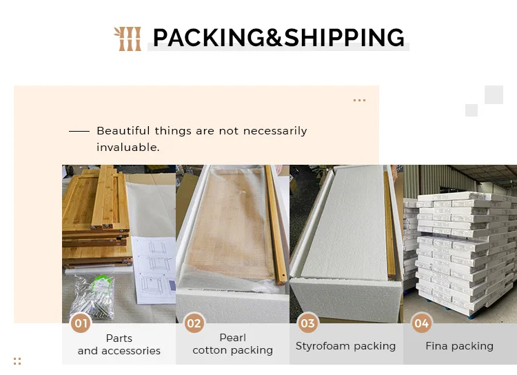 Custom Bamboo Furniture Storage Racks - Versatile & Eco-friendly