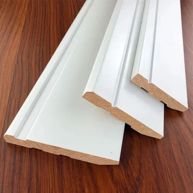 Modern Water Proof Timber White Primed Building Materials Trim ...