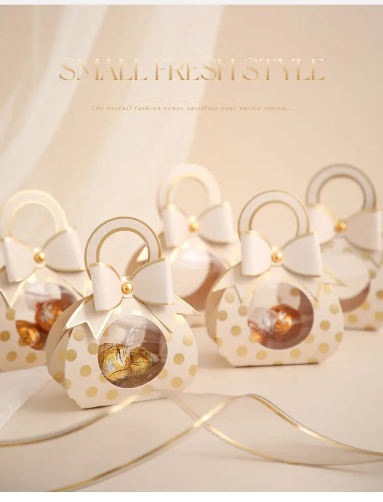 Luxury Dragees Wedding Sweets Box - Elegant & Bio-degradable