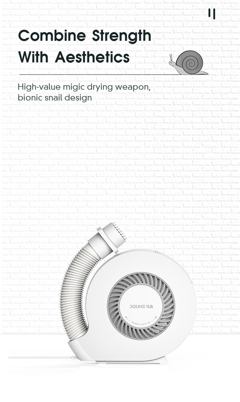Oem Factory Multi-functional Electric Heaters Snail Shape Design Low ...