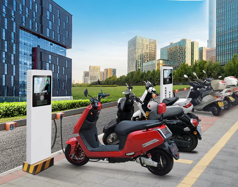 Convenient Smart Scooter Floor-Mounted Shared E Bicycle Charging Piles ...
