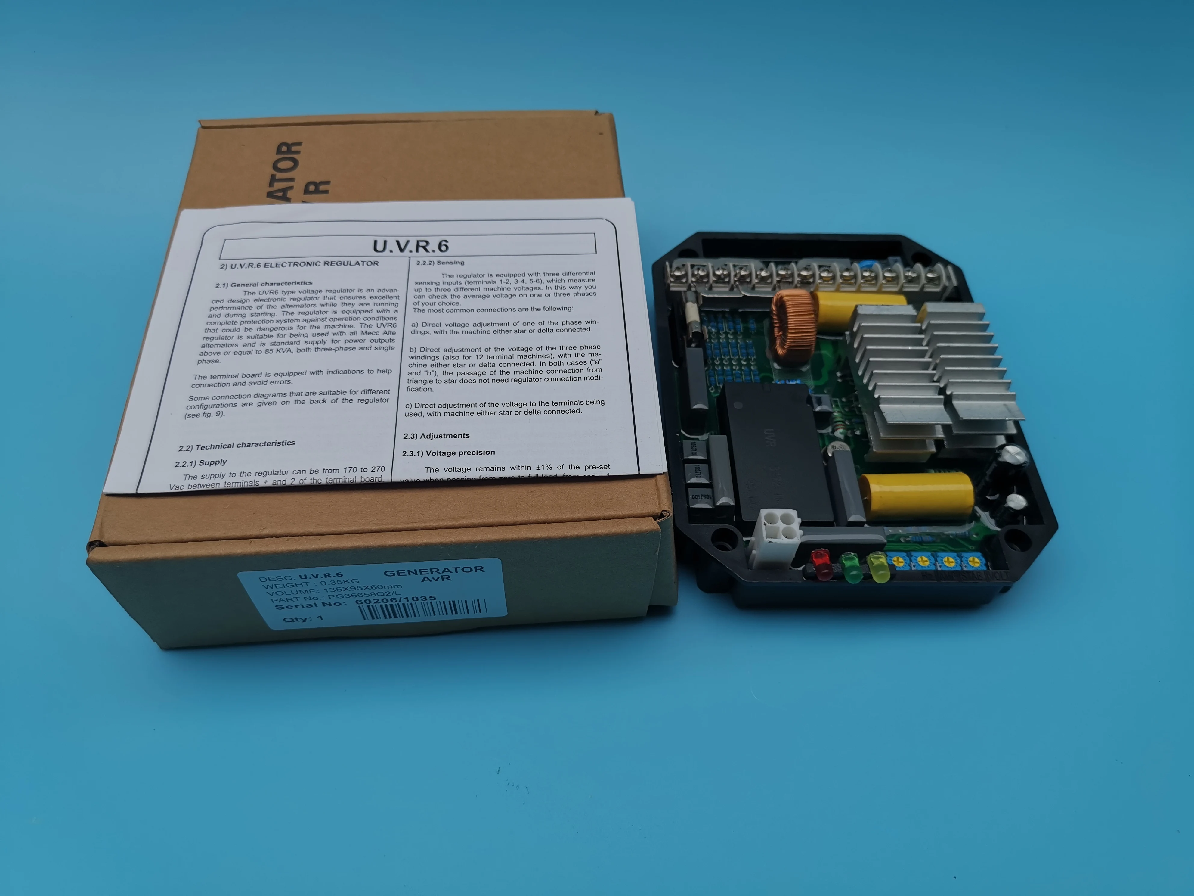 Avr Vr6 Automatic Voltage Regulator For Cat Generator K65-12b K125-10b ...