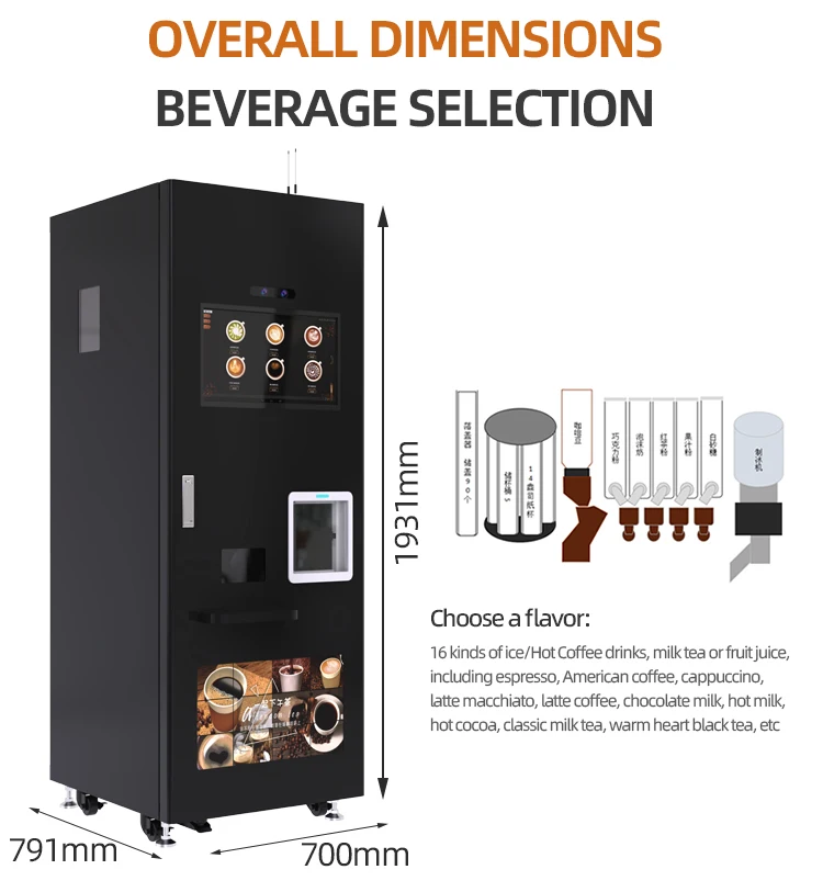 Commercial Coffee Vending Machine Fully Automatic - Buy Commercial ...