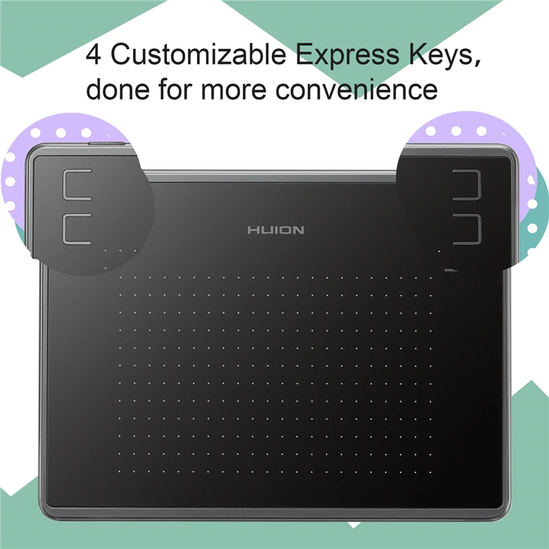 Huion Inspiroy H430P - Affordable 4096 Levels Pressure Sensitivity